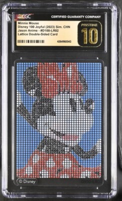 Minnie Mouse Lattice #D100-LR02 2023 Disney 100 Joyful CGC 10 Pristine ...