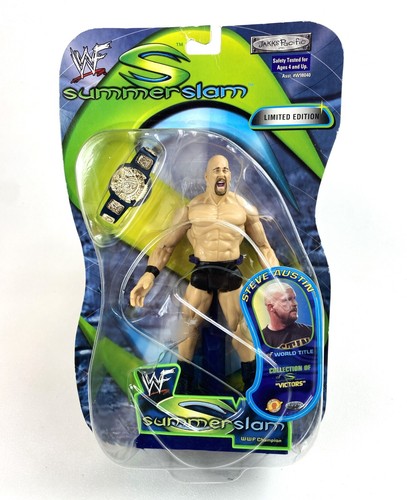 Stone Cold Steve Austin WWF Summerslam Series Action Figure New 2001 ...