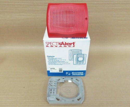 New System Sensor SPR Red Wall Speaker | eBay