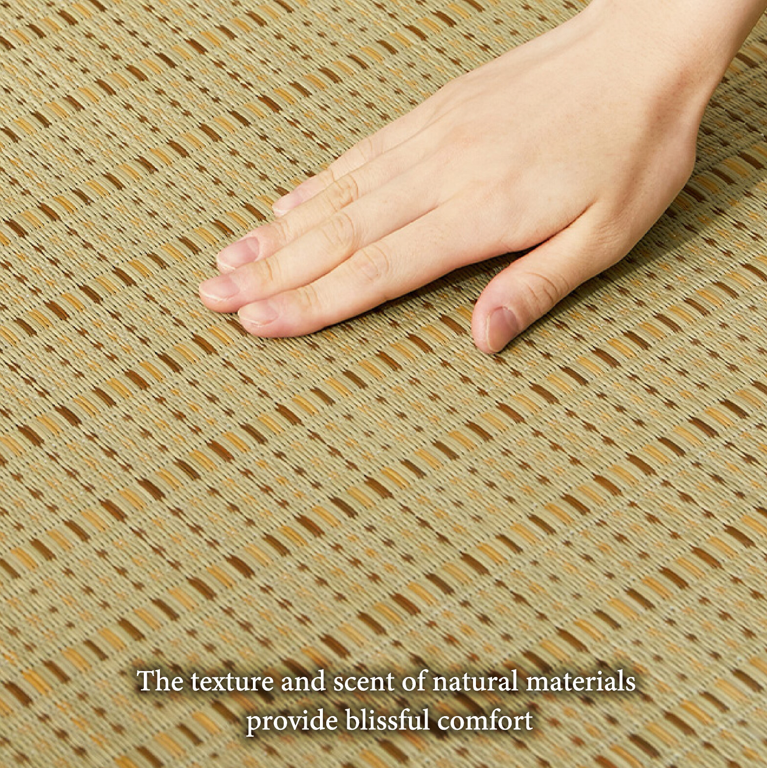 HAGIHARA Japanese Tatami Mat Rush grass Area Rug Goza Igusa Carpet ...