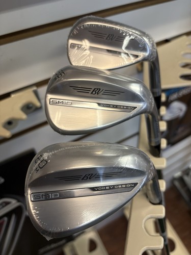 New Titleist Volkey SM 10 Wedge Set 52 , 56 , 60 Wedge Flex Steel Tour ...