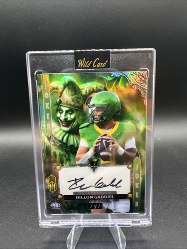 Dillon Gabriel, 2024 Wild Card 7 Card Studs Joker, Pre-Rookie Auto TRUE ...