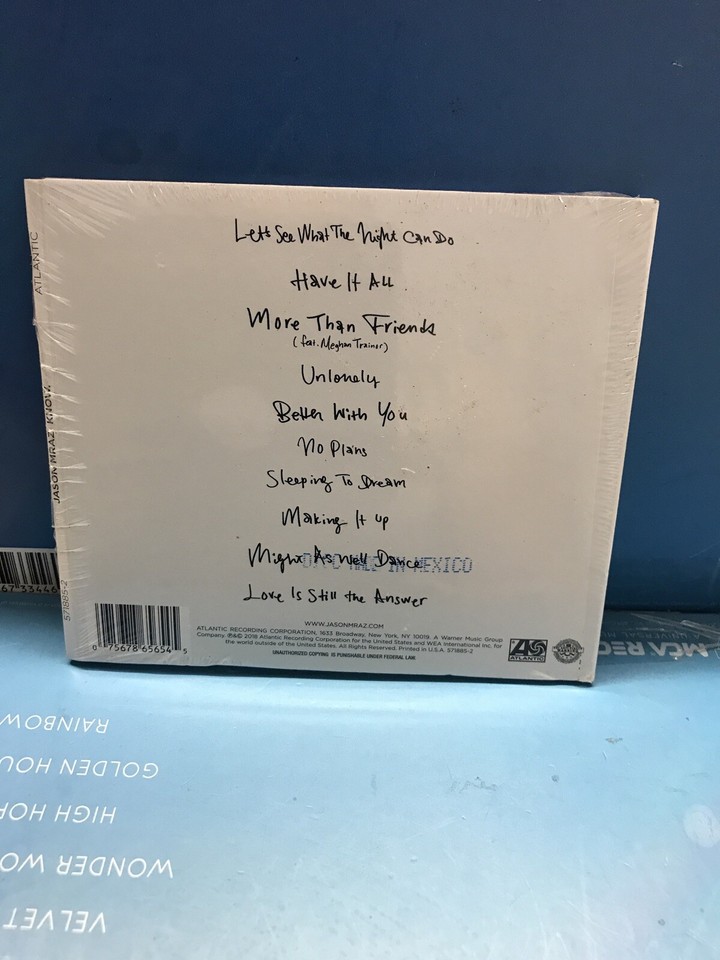 💌 Know. Jason Mraz Audio Feat. MEGHAN CD‼️ NEW Sealed‼️ 75678656545| eBay