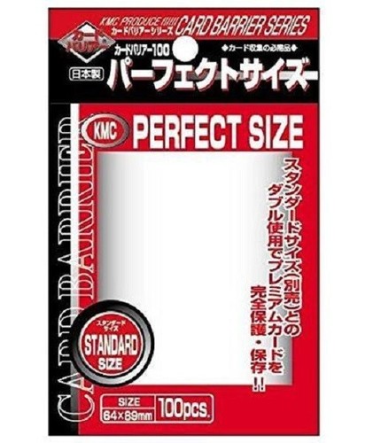 100 KMC Perfect Size Inner Sleeves Card Protectors Barrier Standard ...