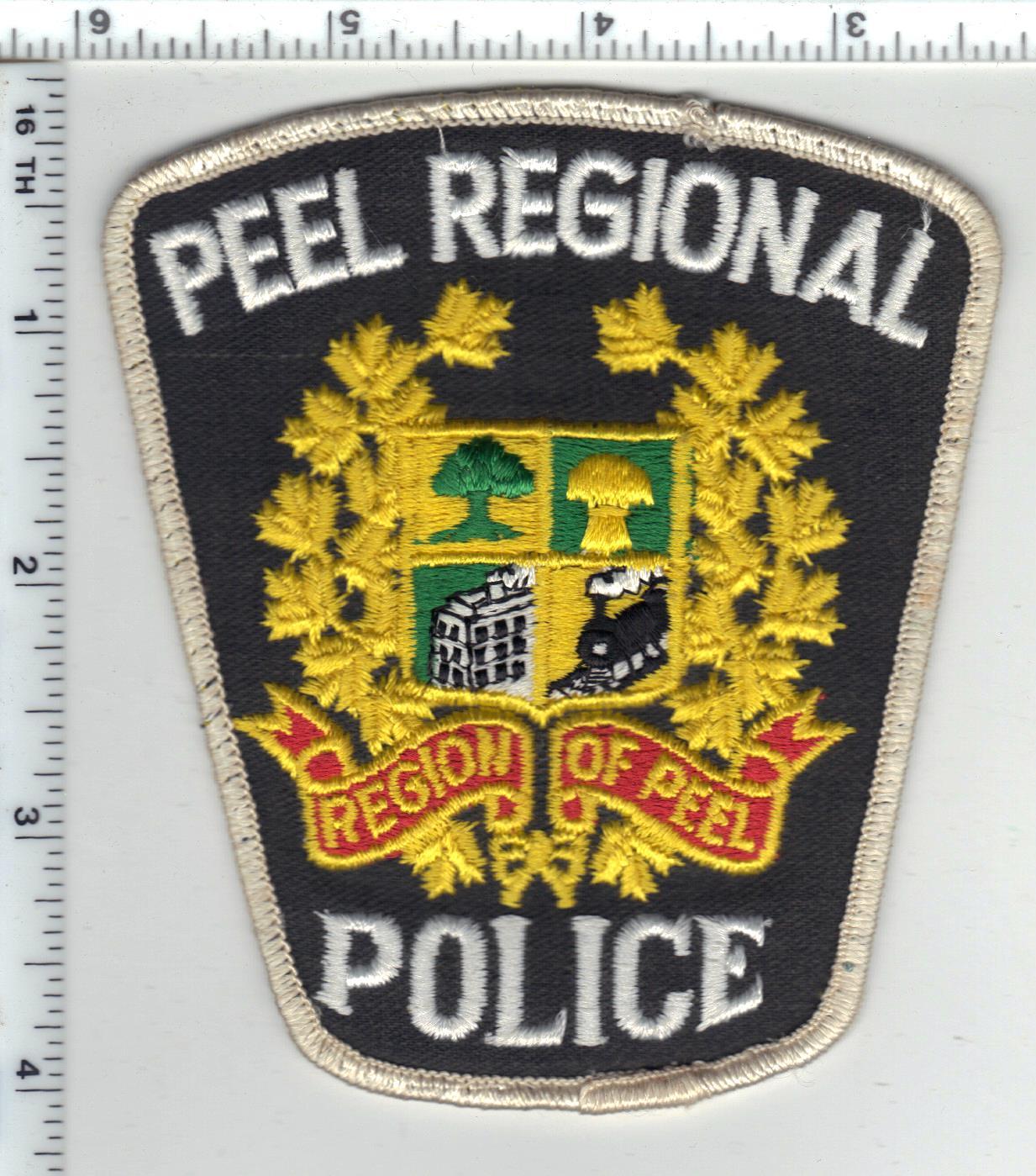 Peel Regional Police (Canada) Shoulder Patch from the Early 1980's | eBay