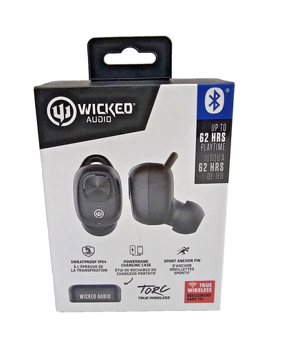 Wicked Audio Bluetooth WITW3050 Torc True Wireless Earbuds (Black) Brand New | eBay