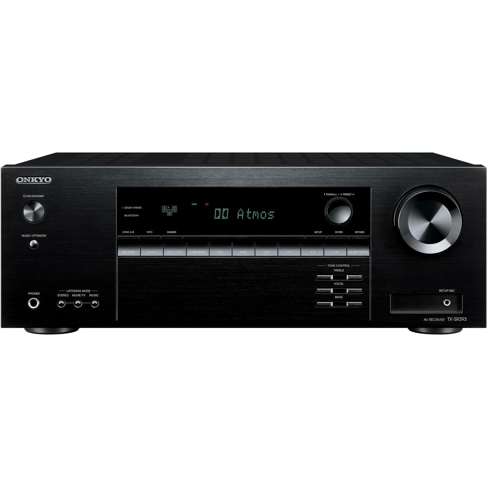 Onkyo TX-SR393 5.2 Channel 4K Ultra HD HDR AV Receiver