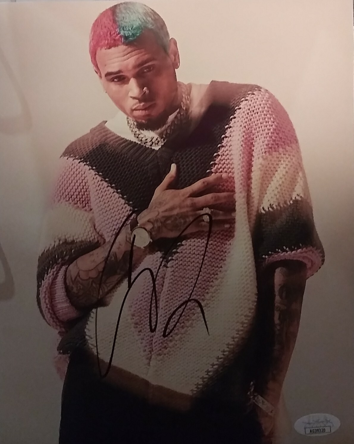 Chris Brown Autograph