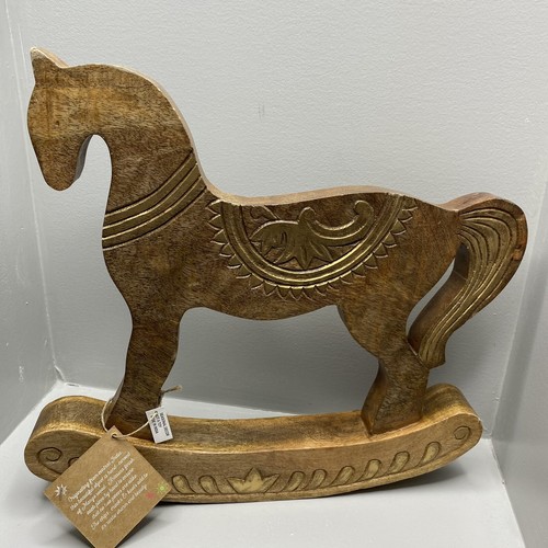 Decorative Wooden Rocking Horse 15” Tall | eBay