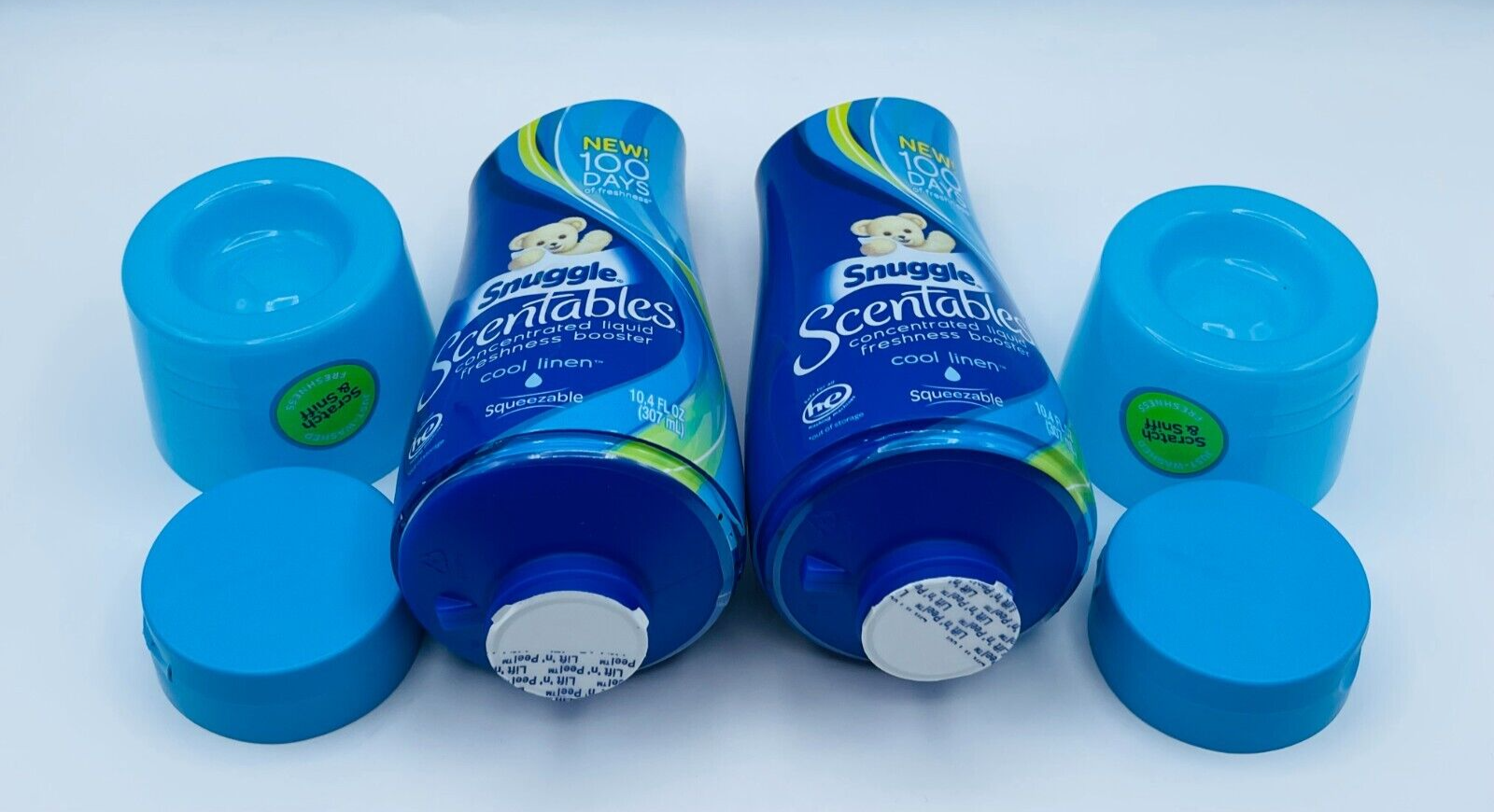 4pk Snuggle Scentables Liquid Scent Boosters Cool Linen 10.4 Ounce for ...