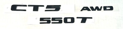CADILLAC CT5 550T AWD FACTORY GM BLACK EMBLEM PACKAGE INSTOCK GLOSS ...