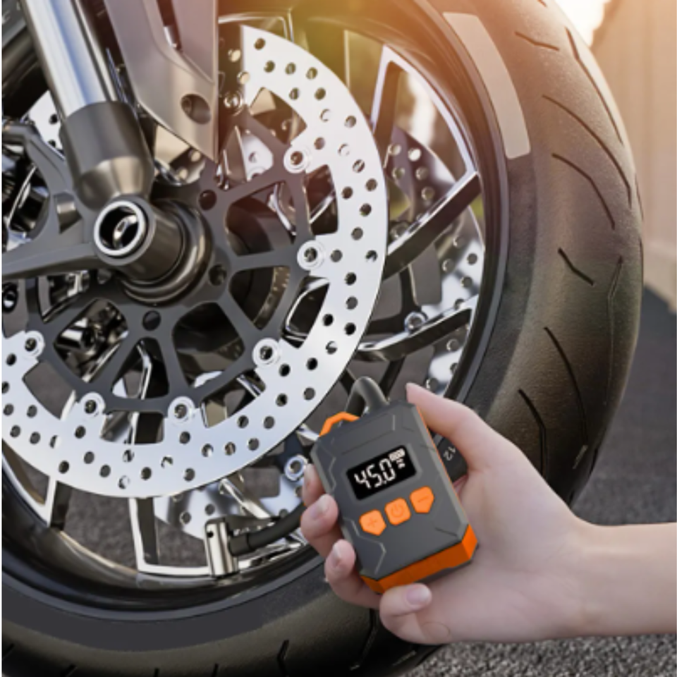 Bike Air Pump Mini Electric Bicycle Tire Inflator Portable USB ...