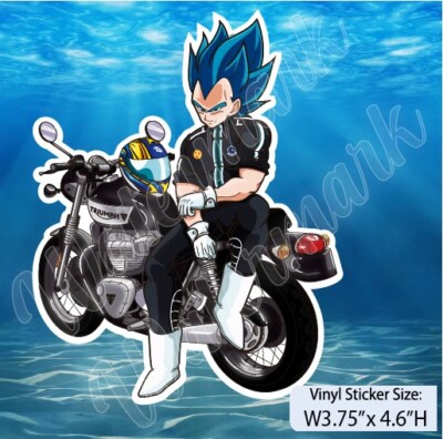Sticker_Dragon_ball_Z_Vegeta_Triumph_Motorcycle_Car_Anime_Decal | eBay