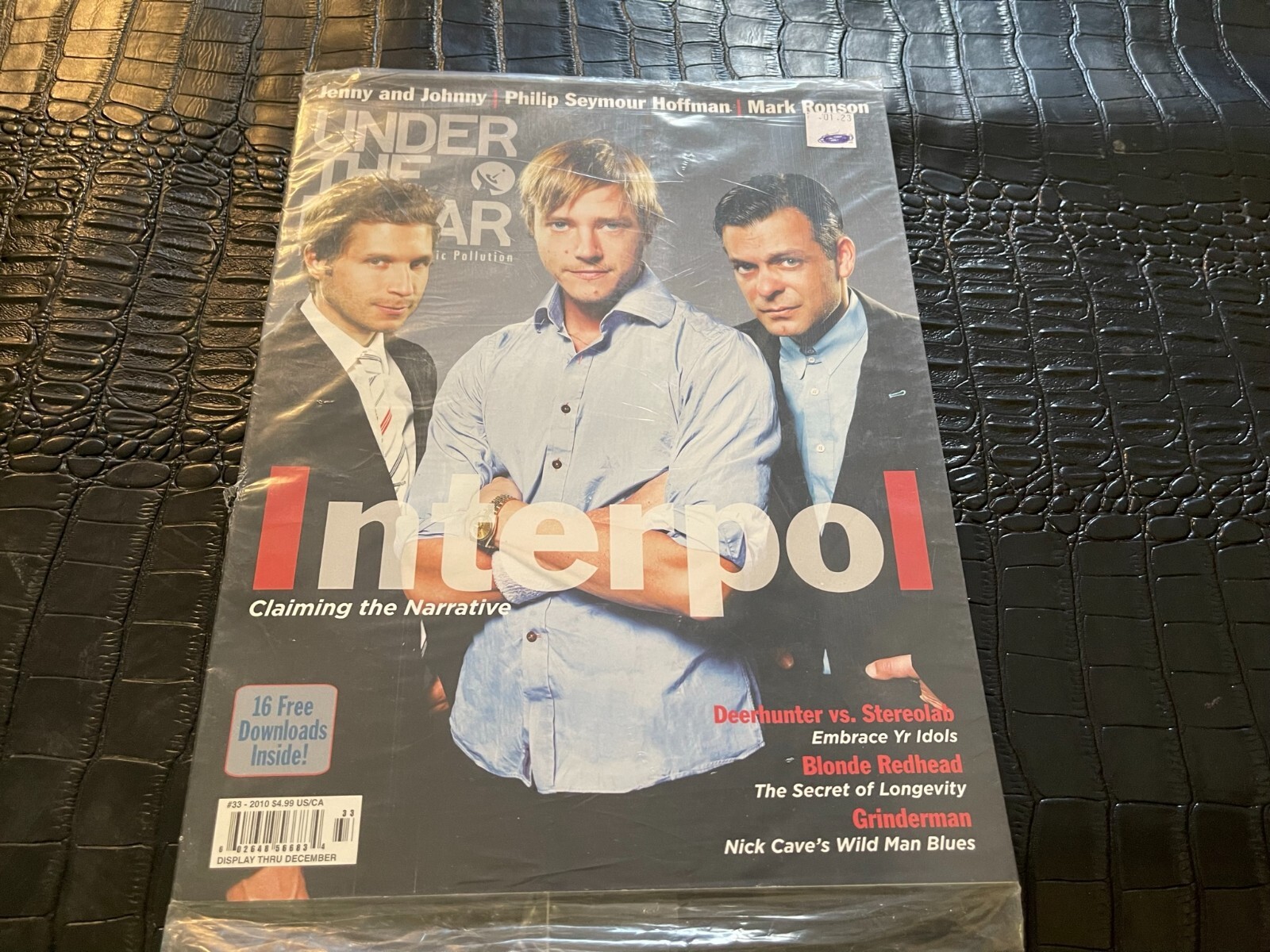 #33 2010 UNDER THE RADAR music magazine INTERPOL (SEALED) | eBay