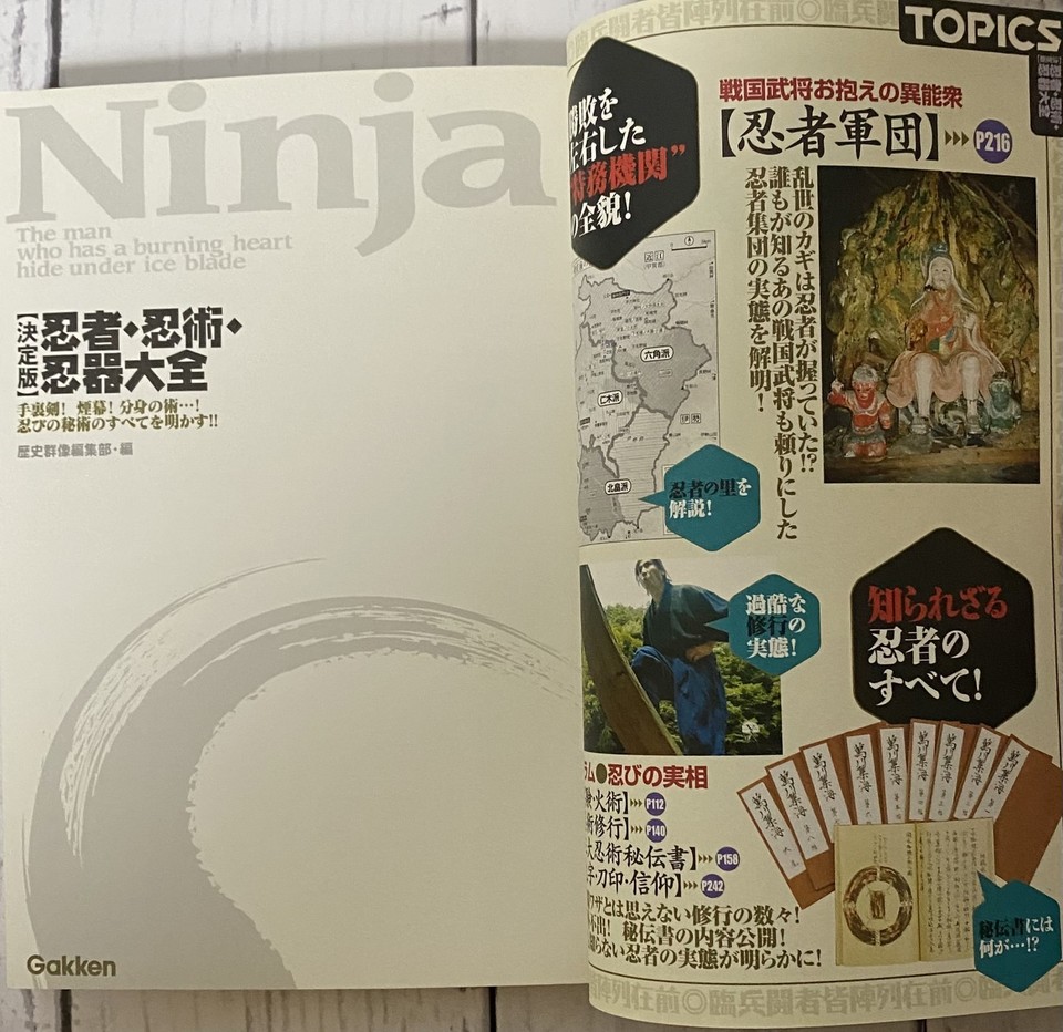 Libro guida ninja giapponese Shuriken arma dirk tecnica ninja segreta ...