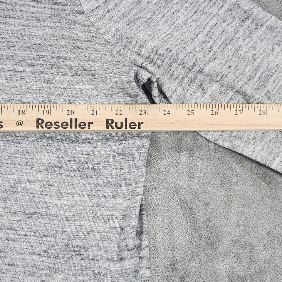 Vince Henley Sweater Mens XL Gray Cotton Modal Cashmere Blend Long ...