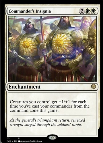 Commander's Insignia Light Play, English Magic the Gathering MTG ...