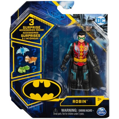 DC Spin Master ROBIN Batman Bat-Tech 2021 4" Action Figure Green Mask ...