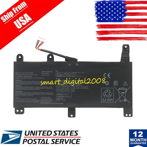 C41N1731-2 Battery For ASUS ROG Strix G17 G712 G712LV G712LU 15.4V 66Wh ...