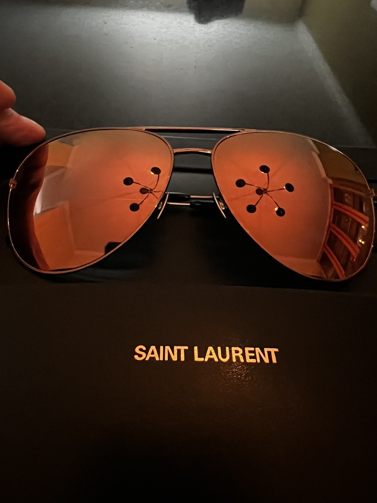 Saint Laurent Paris Sunglasses (Rose gold) - Gem
