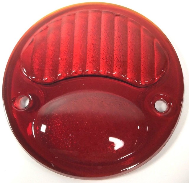 Single Original Style Ford Model a DUOLAMP Tail Light Red Glass Lens ...