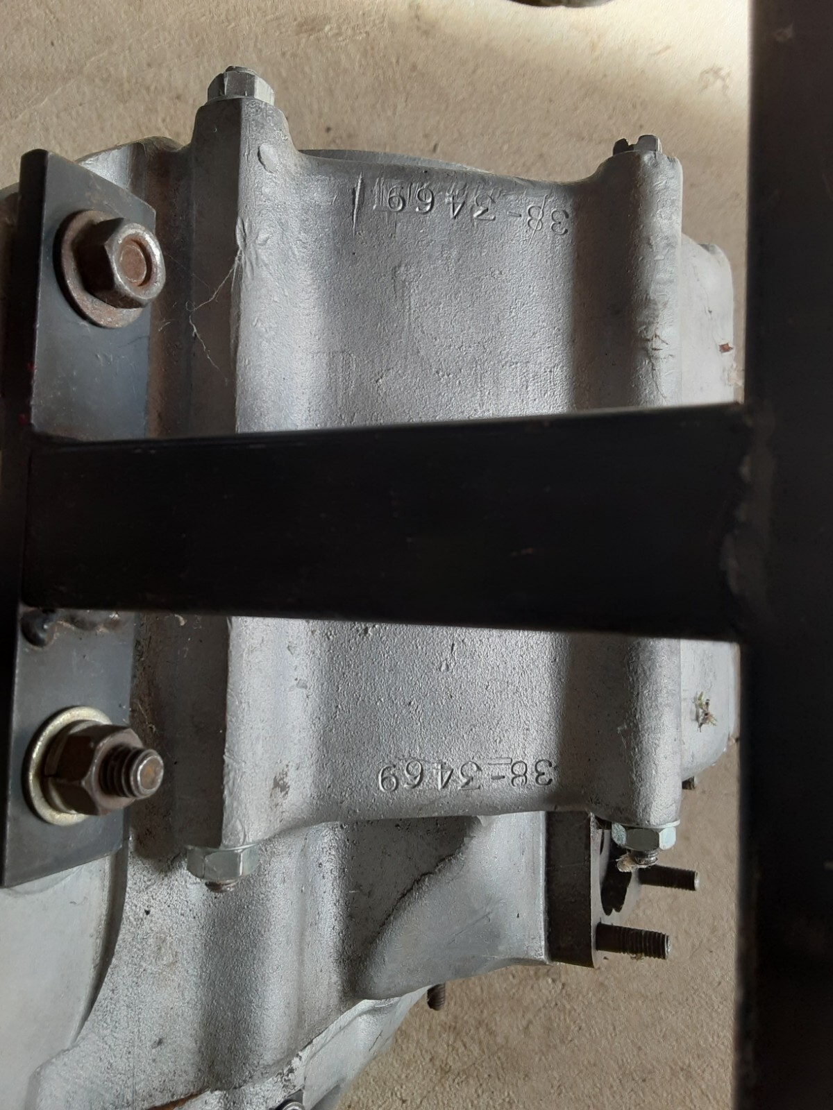 OEM 1938 Harley ULH Engine Case and Cover Matching Belly Numbers ...