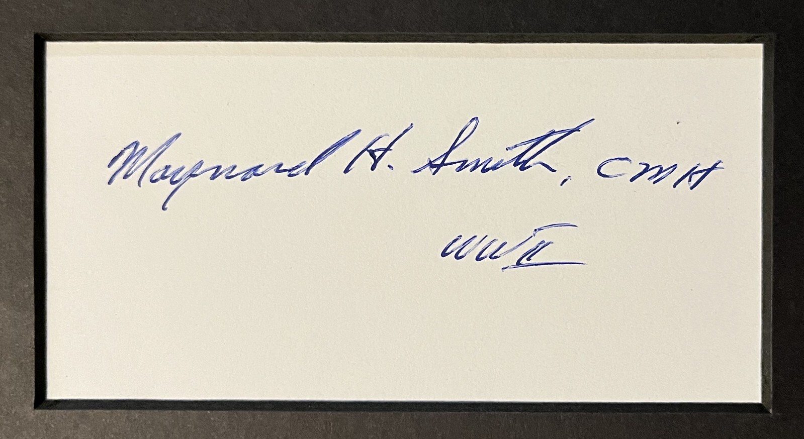 Masters of The Air Medal of Honor WWII Maynard "Snuffy" Smith SIGNED ...