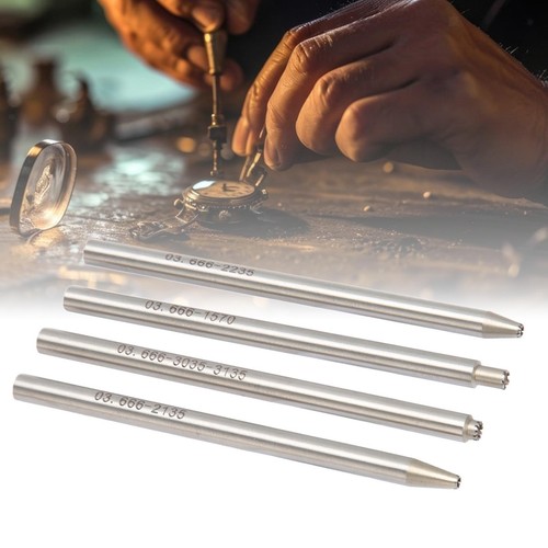 4x Watch Oscillating Rotor Weight Axle Punch Watch Repair Tool for 1570 ...