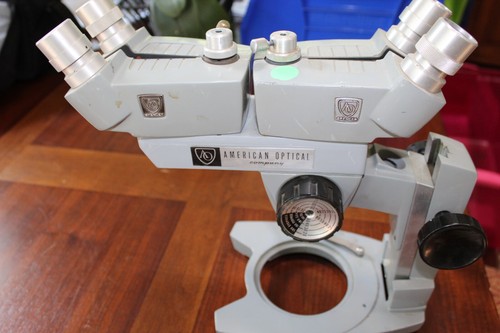 American Optical Cycloptic Dual Head Microscope | eBay