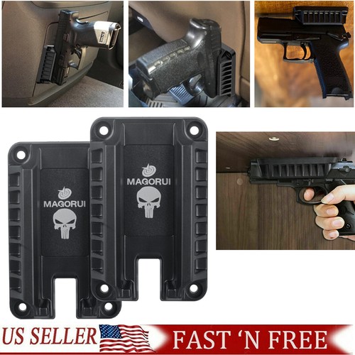 Gun Magnet Mount Quick Draw Loaded Magnetic Gun Holster Concealed Gun ...