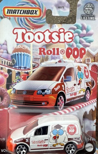 Matchbox Candy Series 2024 1/6 Volkswagen Caddy Delivery Tootsie Roll ...