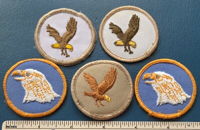 5 EAGLE PATROL Boy Scouts of America Unit PATCHES BSA Scouting ...