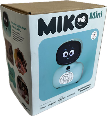 Miko Mini The Voice First AI Learning Coach Blue ( Sealed/New in Box ...