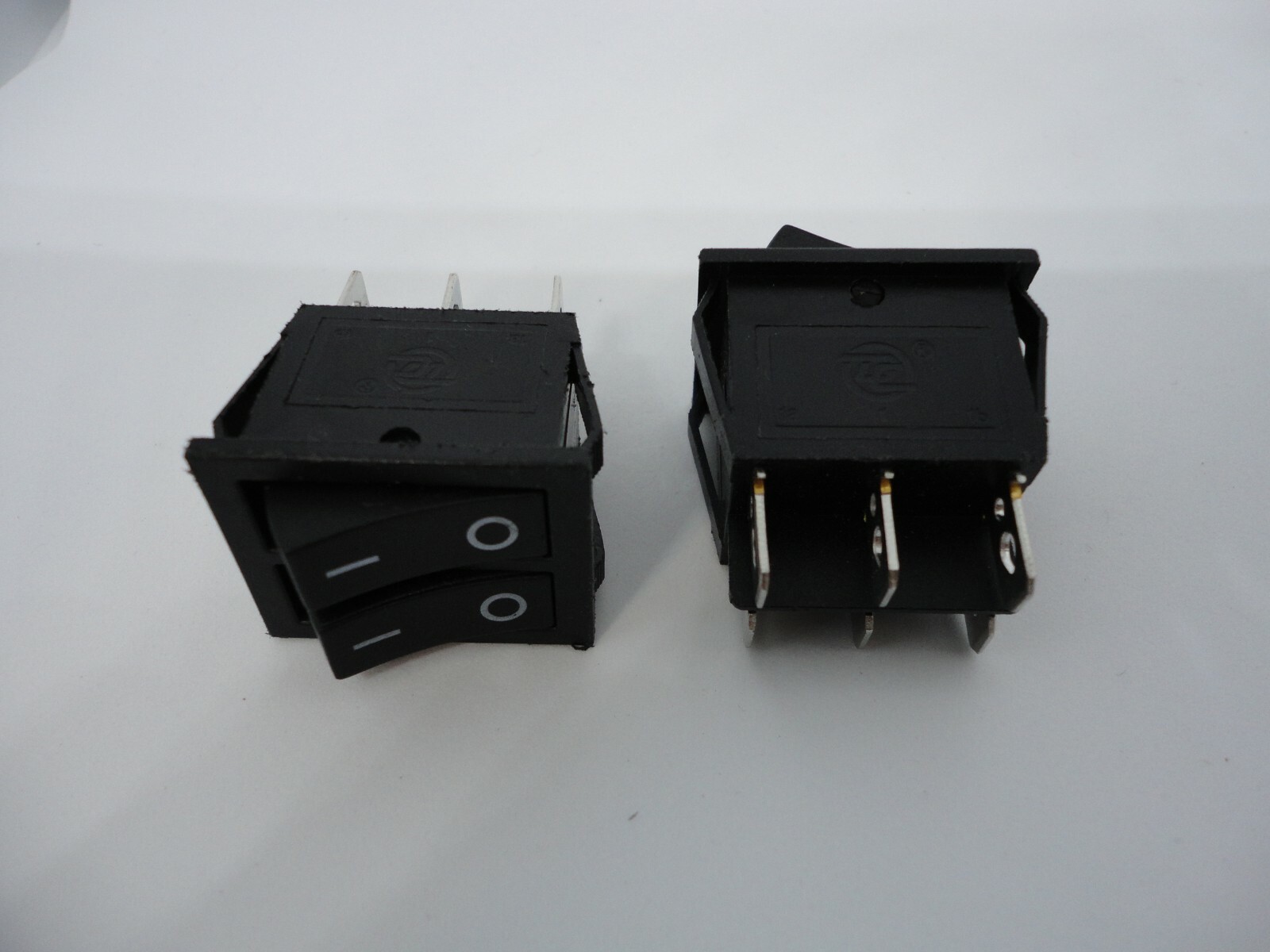 2 Pcs Pack Lot KCD6 15A 250V 20A 125V CQC 6 Pins Dual Power Button ...