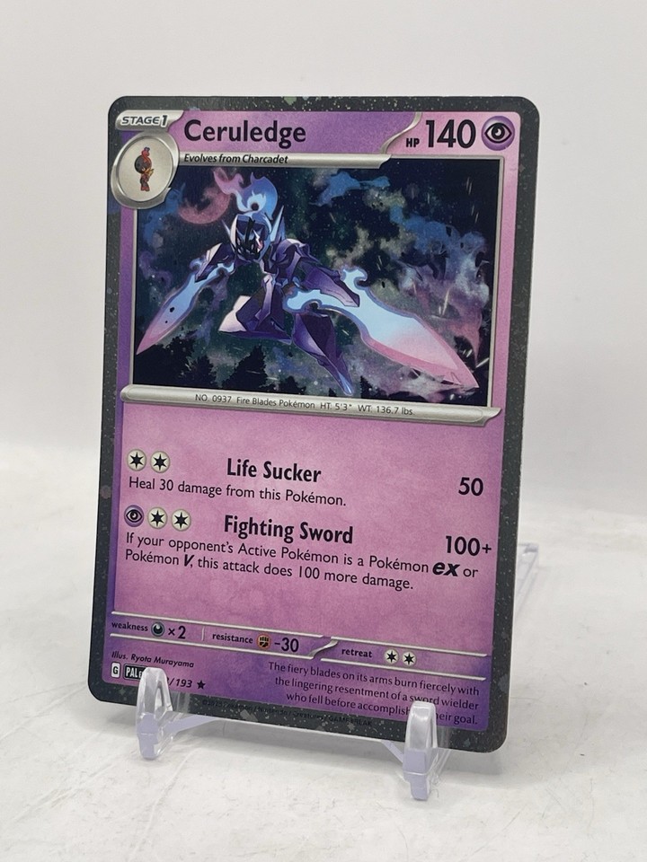 Ceruledge 098/193 Holo Rare Paldea Evolved S&V Pokemon TCG | eBay UK