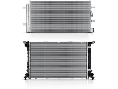 Radiator and A/C Condenser Kit For 08-16 Audi A5 Quattro Q5 S4 S5 3.2L ...