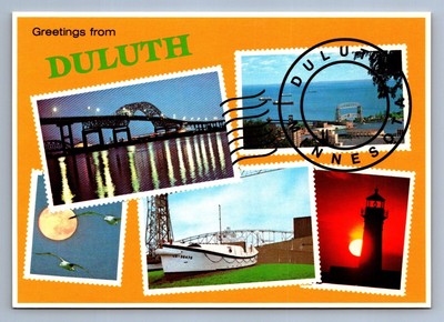 Postcard Vtg Minnesota Rochester Greetings Downtown Hospital Buildings ...