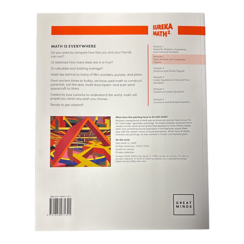Great Minds Eureka Math2 Grade 8 Module 2 Ratios and Linearity LEARN | eBay