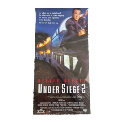 UNDER SIEGE 2 Vintage Daybill Action Movie Poster 1995 STEVEN SEAGAL ...