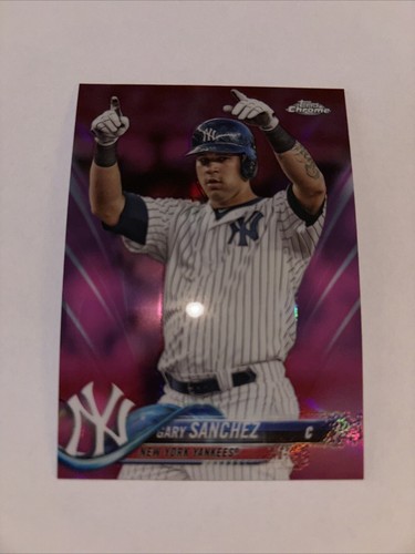2018 Topps Chrome - Pink Refractor #182 Gary Sanchez | eBay