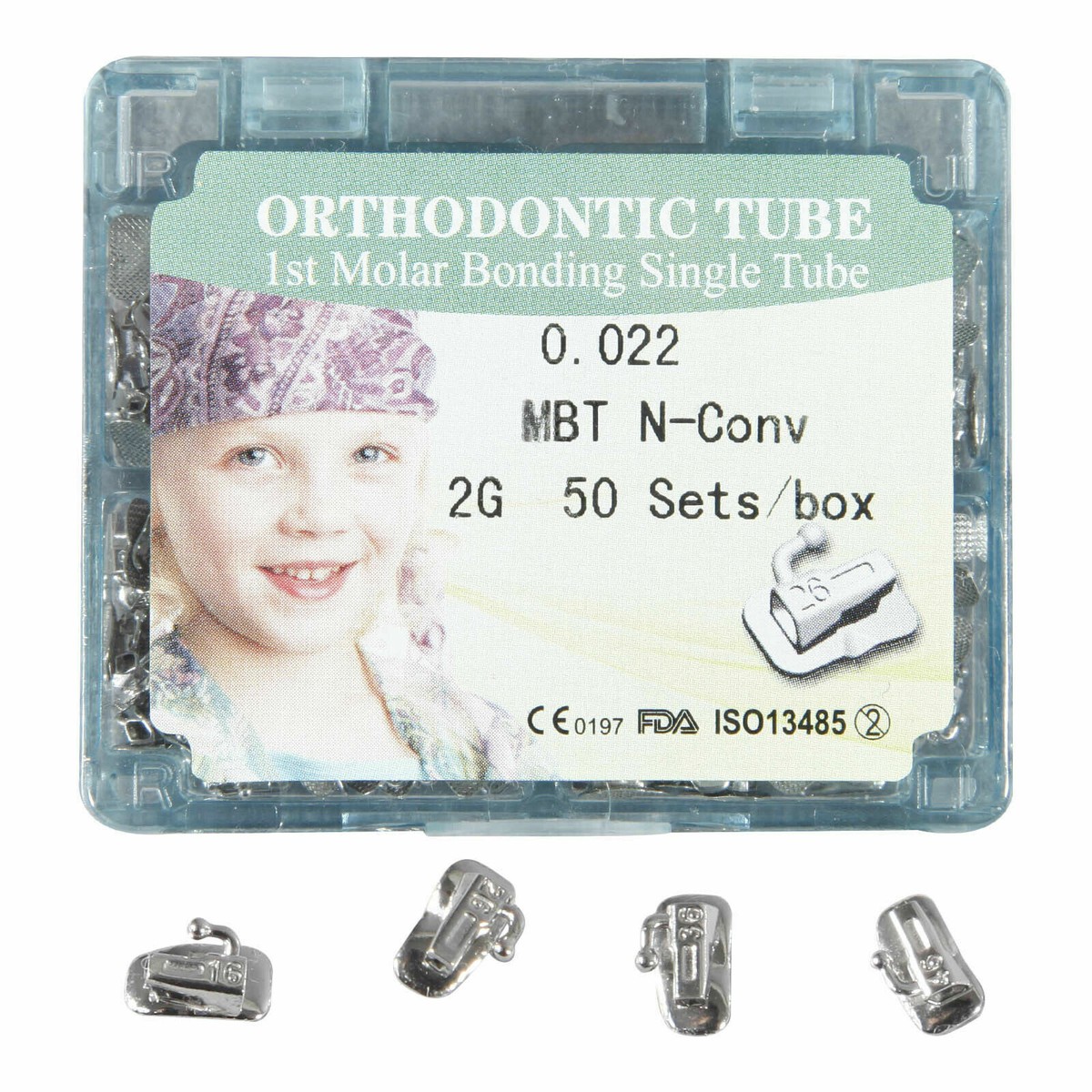 Dental Laboratory Orthodontic Standard MBT Brackets Tubes 50Sets Dental ...