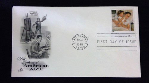 Scott 3236o FDC Breakfast in Bed Mary Cassatt American Art Series Art ...