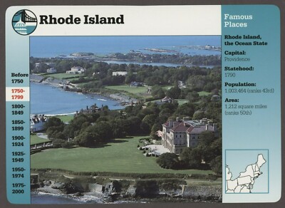 Rhode Island Story of America History Card Famous Places | eBay