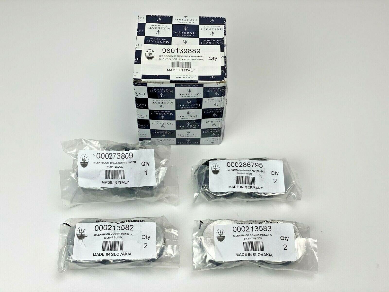 Genuine Maserati Front Suspension Bushing Kit Quattroporte Granturismo ...