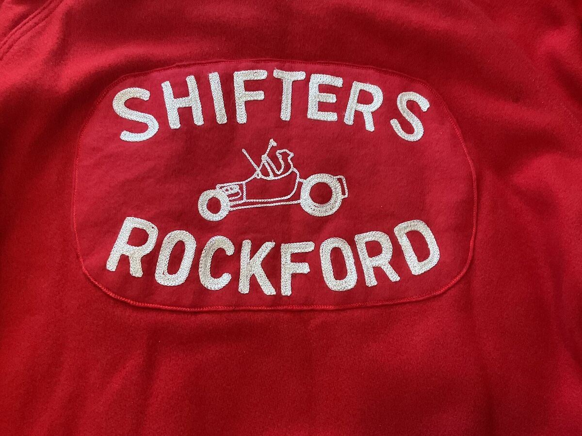 Vintage 1950s Car Club Hot Rod Jacket Chain Stitch Rockford Vintage 1950s Car Club Hot Rod Jacket Chain Stitch Rockford