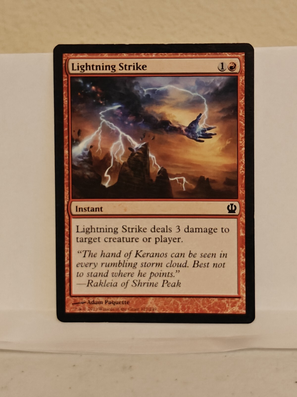 MTG Lightning Strike Theros 127/249 Regular Common | eBay