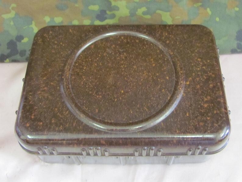 WW2 ORIGINAL GERMAN OFFICERS BROWN BAKELITE FOOD FAT CONTAINER | eBay