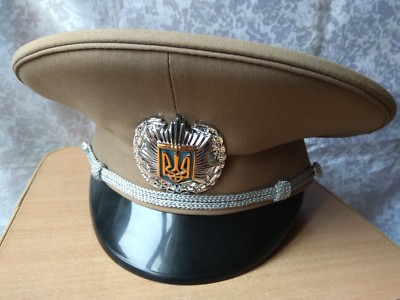 RARE ORIGINAL Ukraine cap Officer Hat Police MVD MILITIA Military size ...