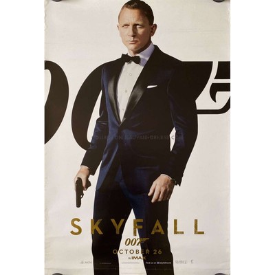 SKYFALL Rare Imax Teaser Movie Poster - 27x40 in. - 2012 - James Bond ...