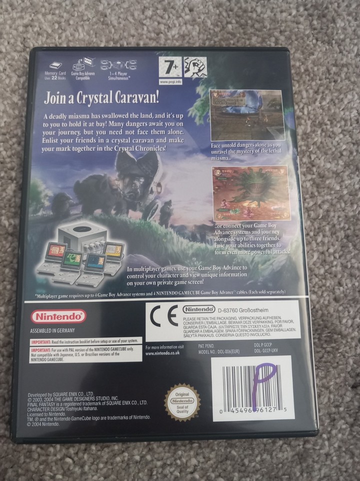 Nintendo Gamecube Final Fantasy Crystal Chronicles | eBay